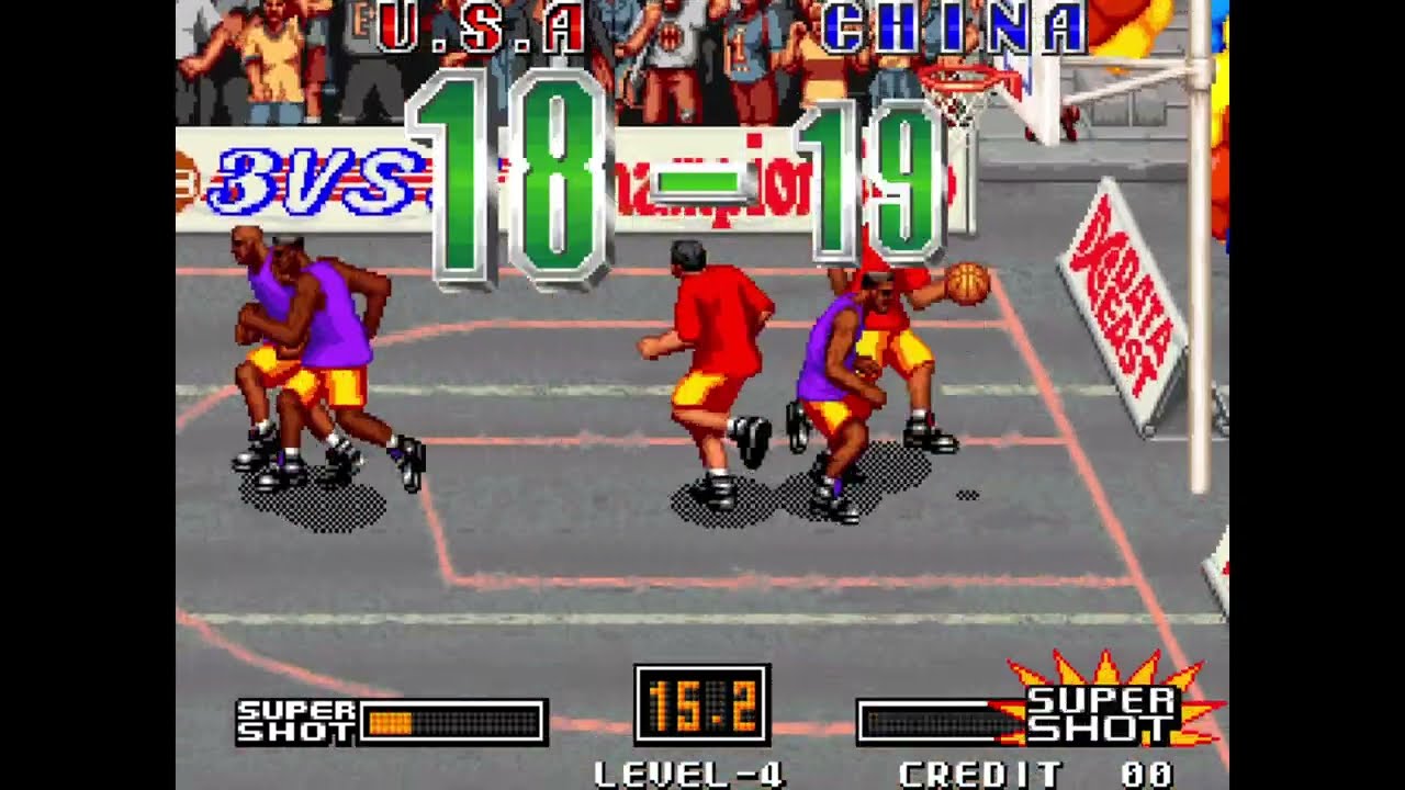 STREET HOOP ARCADE GAME 1994 - LEGENDARY GAME #12 - YouTube