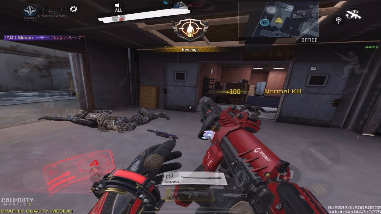 20 kills with the as val red action in cod mobile search and destroy ...