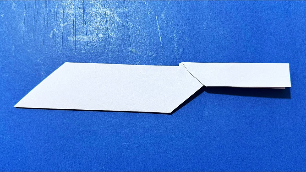 Origami Knife Axe Tutorial | How to Make a Paper Knife - YouTube