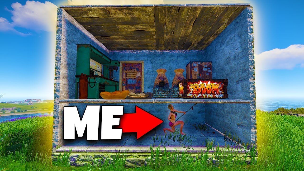 we spent 24 HOURS ECO RAIDING BASES in RUST.. - YouTube