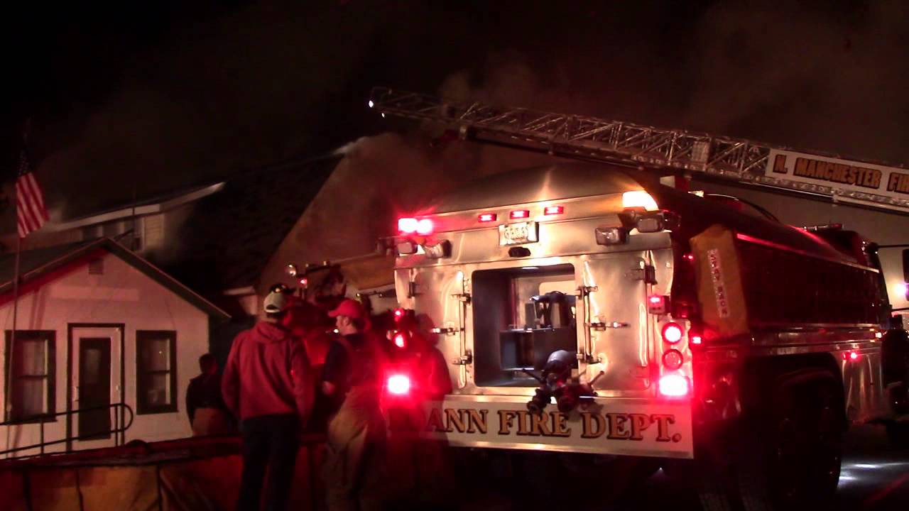 North Manchester Indiana - Laketon Fire 3-22-16 - YouTube