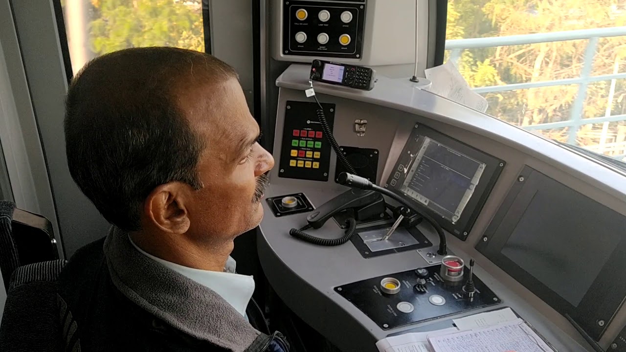 East West Metro kolkata ll journey on driver cabin - YouTube