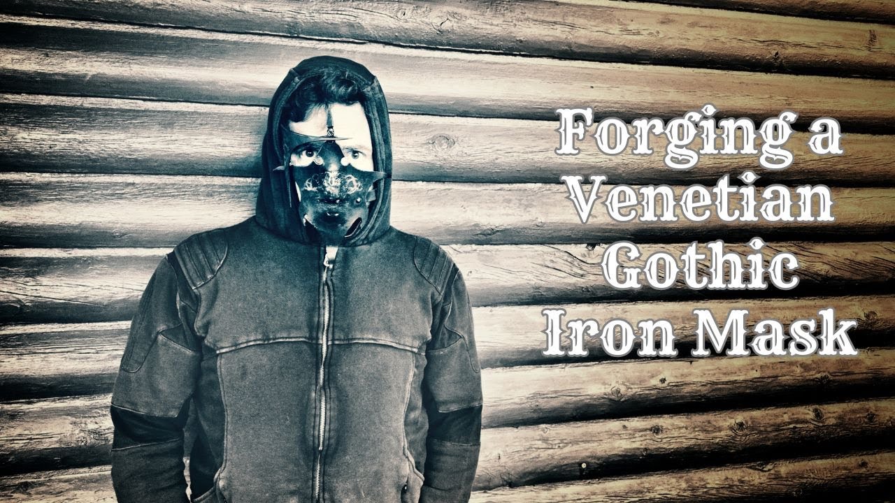 Forging a Venetian Gothic Iron Mask #homeforge #diy #blacksmith #mask # ...