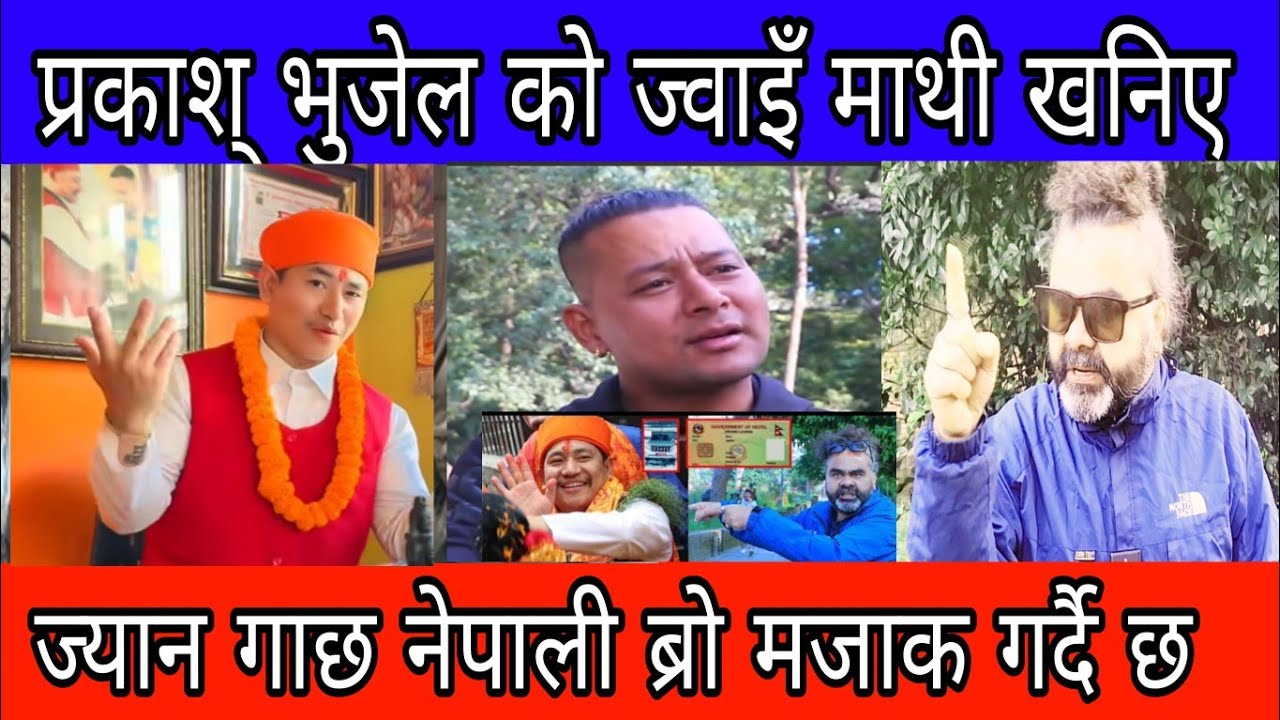 prakash bhujel र nepali bro माथी लाग्यो गम्भीर आरोप, दुबै लाई जेल नहाली ...