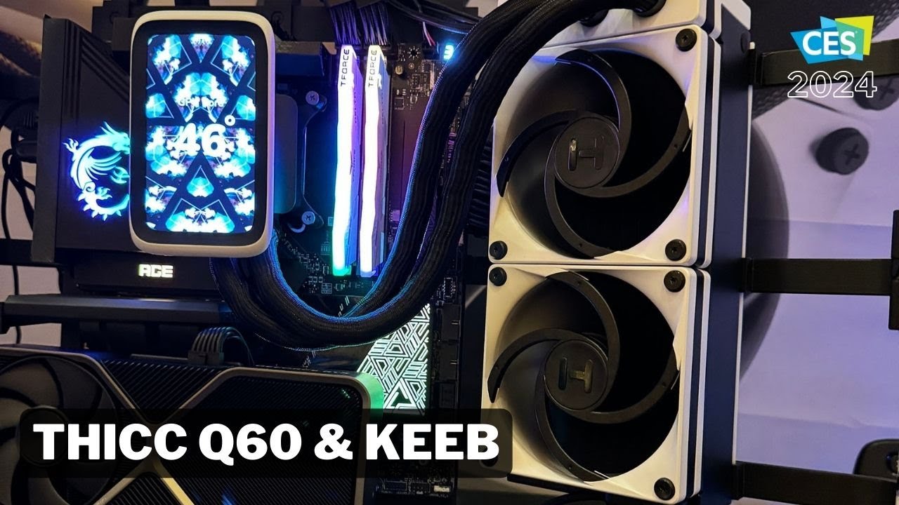 CES 2024 - HYTE's New Thicc Q60 & Keeb! - YouTube