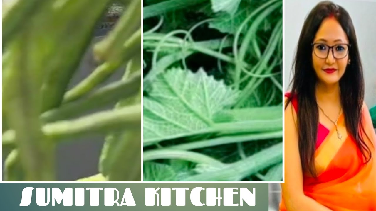Fresh Organic Long Beans | Barbati ki sabji Recipe | Pumpkin leaves ...