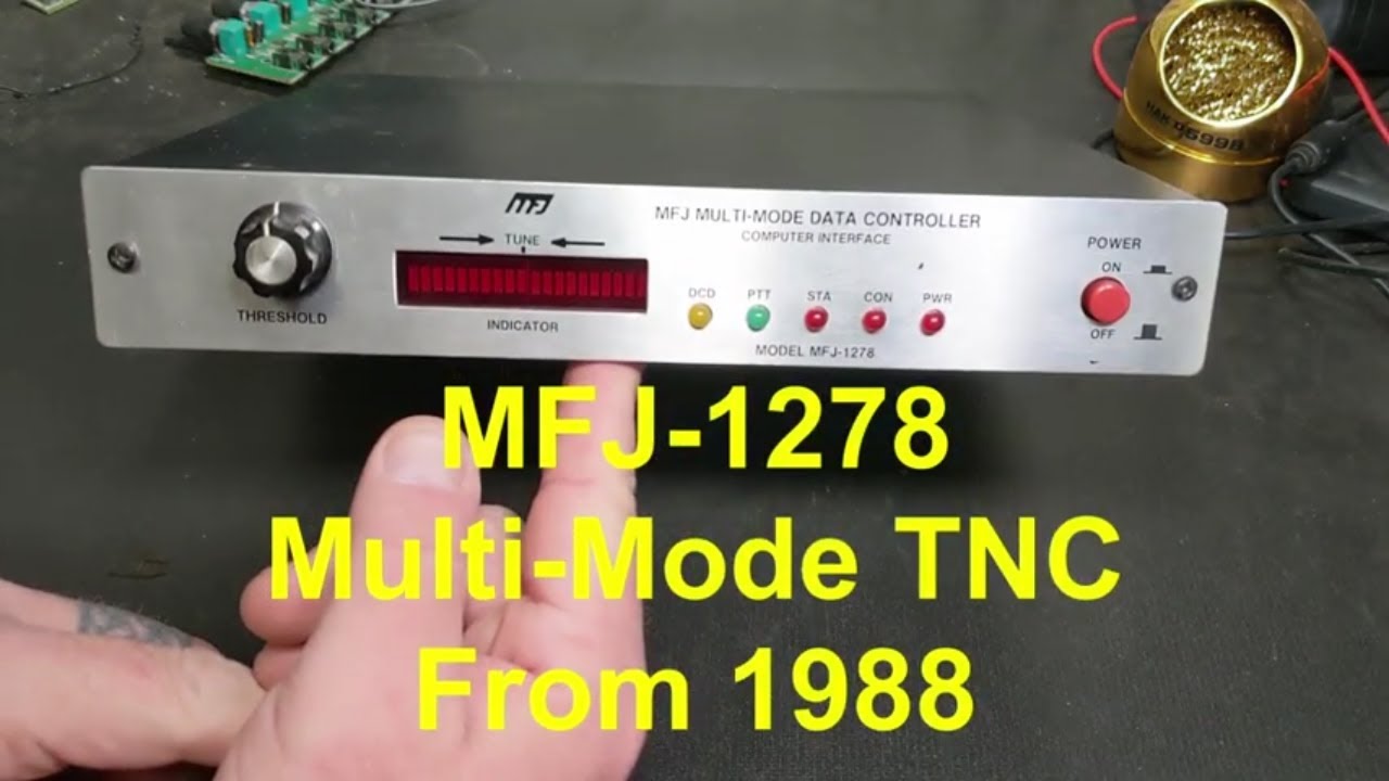 MFJ 1278 TNC From 1988 | Repair or Maybe Not... - YouTube