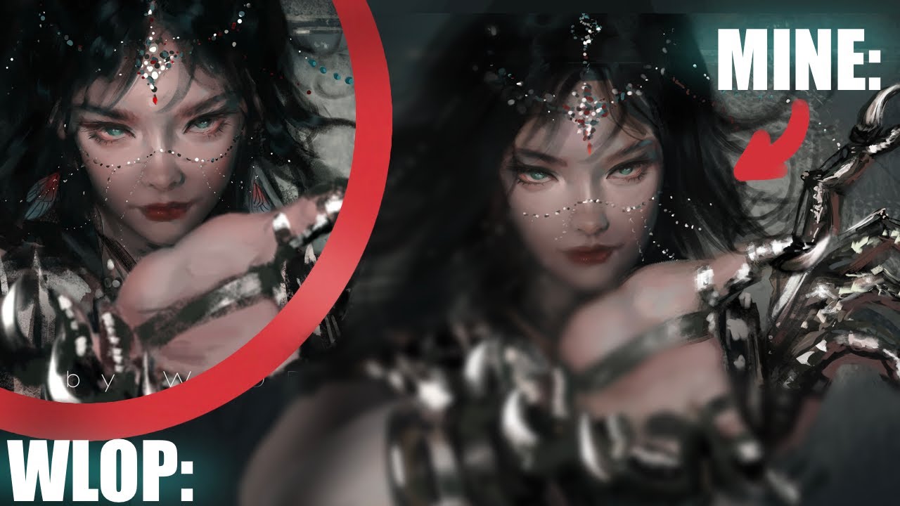 WLOP STUDY - art master study - Young Artist Attempt.. did I do good? - YouTube