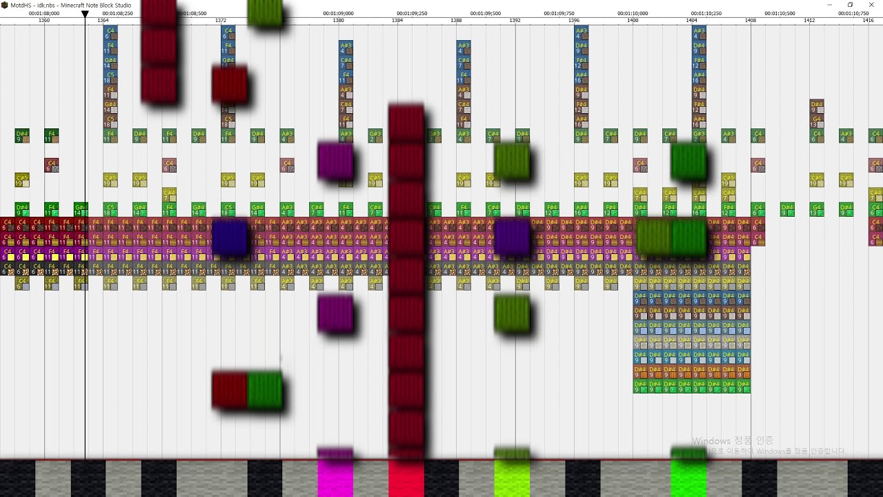 Note Block Visualizer Test (Zenith Texture Pack) - YouTube
