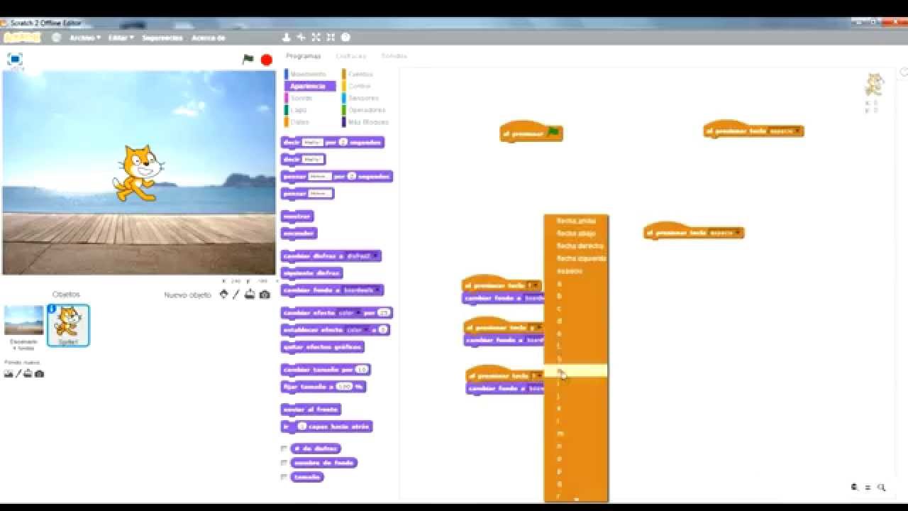 Bloques de Apariencia en Scratch - YouTube