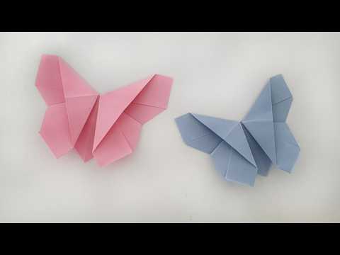 Motyl | Jak zrobić motyla z kartki papieru #origami #tutorial