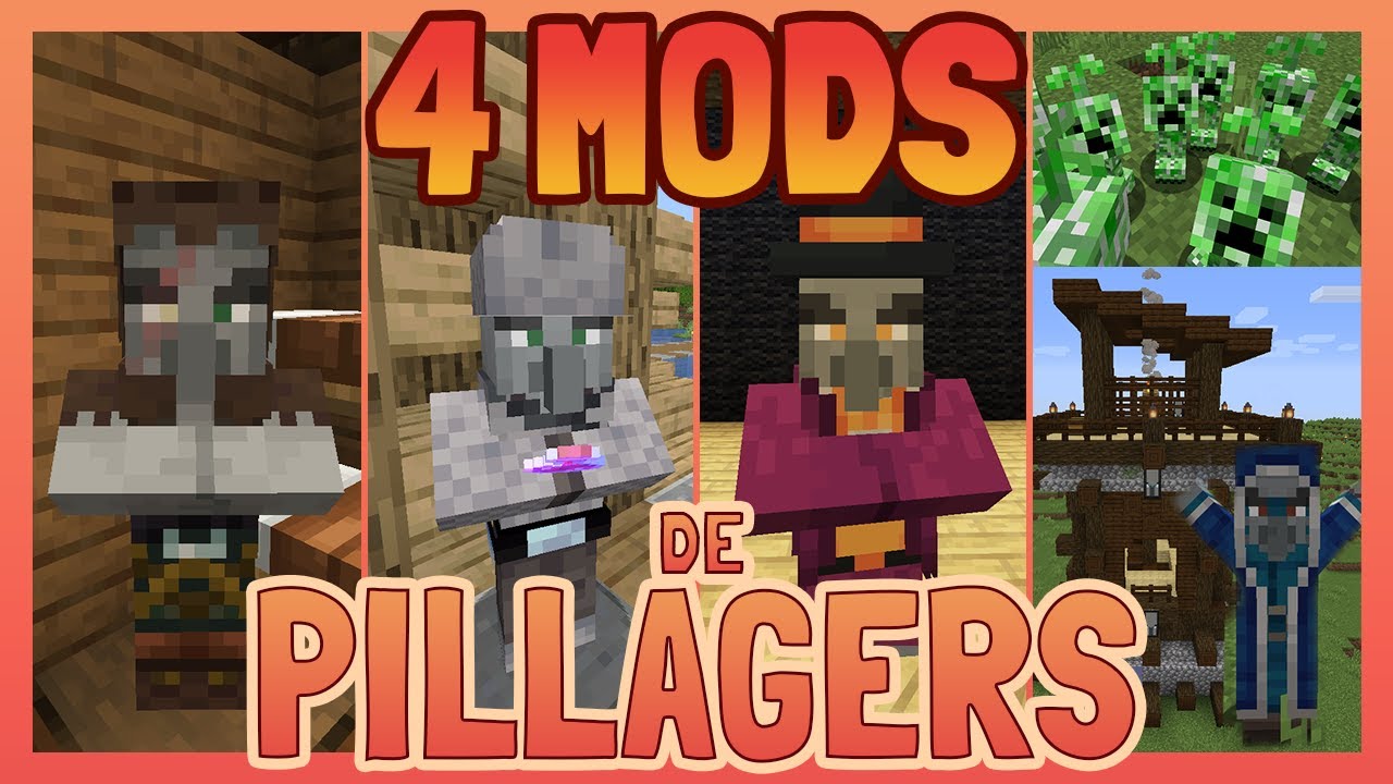 4 Mods de PILLAGERS que te pueden INTERESAR | Minecraft - YouTube