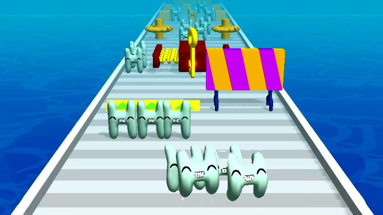 ALPHABET RUN LETTER GO ALL LEVELS GAMEPLAY WALKTHROUGH PART 32 - YouTube