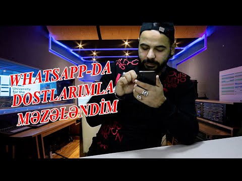 WHATSAPP-DA DOSTLARIMLA MEZELENDIM