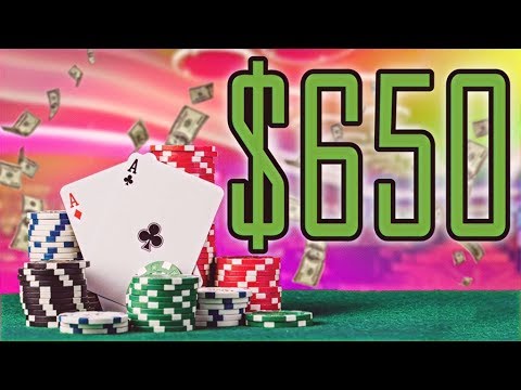 THIS WAS A 650 DOLLAR POKER GAME... - YouTube
