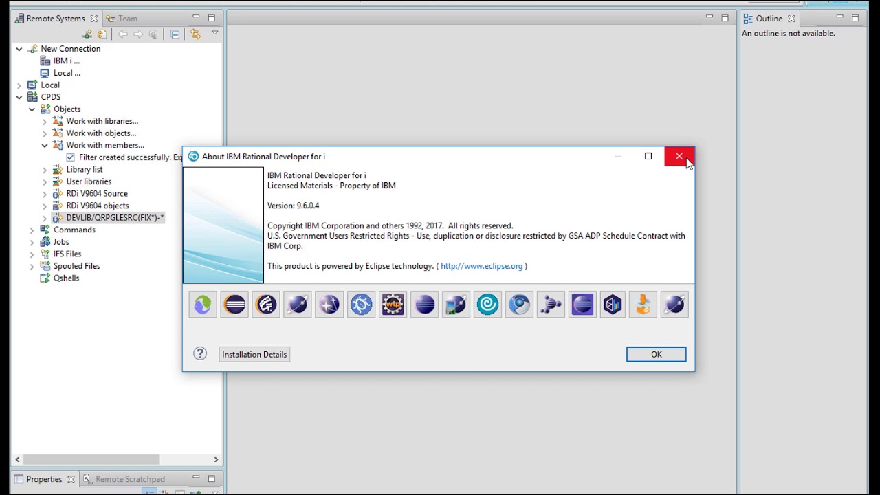 RDi 9.6.0.5 Object Table View changes - YouTube