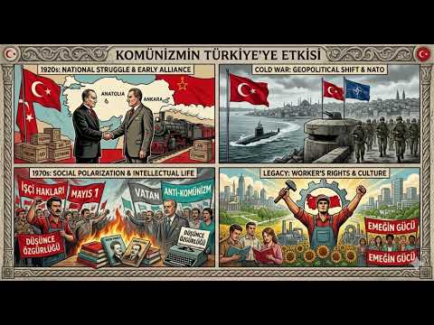 Komünizmin Türkiye Tarihindeki Derin İzleri: 4 Farklı Dönem 🇹🇷