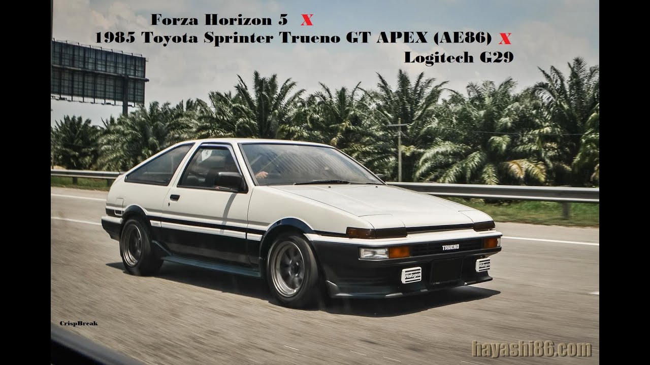 Forza Horizon 5 I 1985 Toyota Sprinter Trueno GT Apex (AE86) I Logitech ...