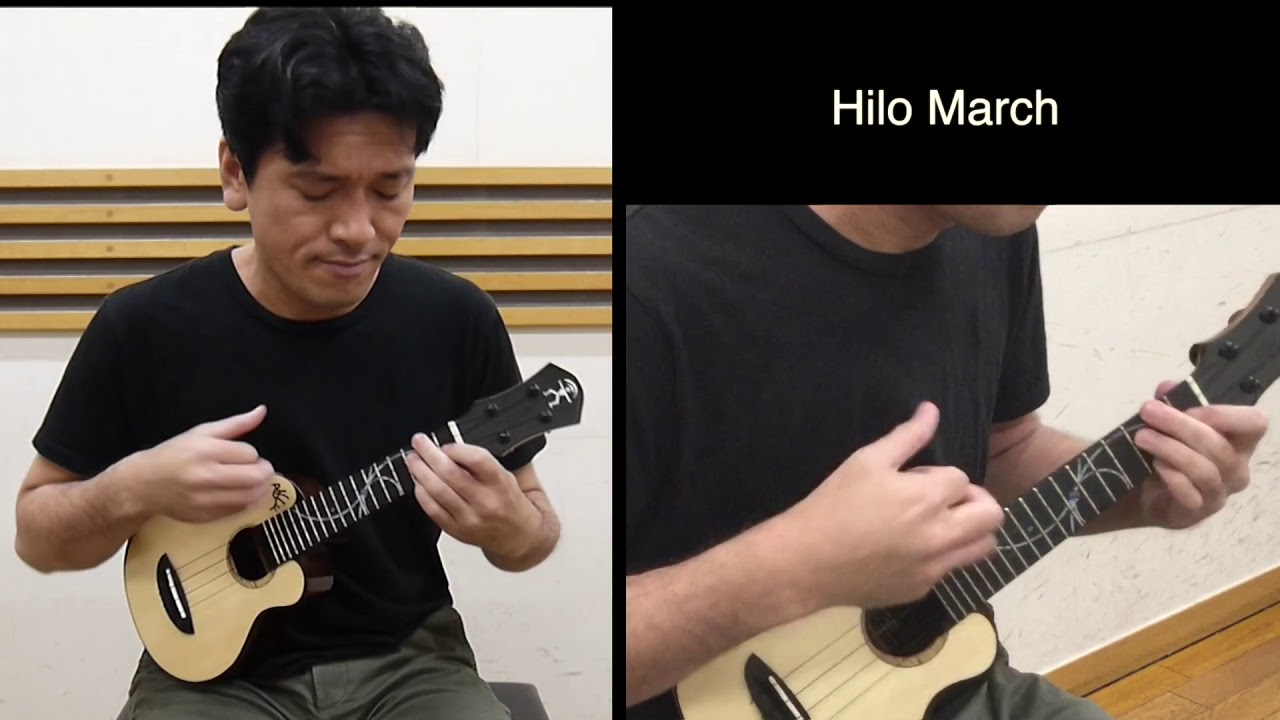 Hilo March picking solo ukulele (modified) - YouTube