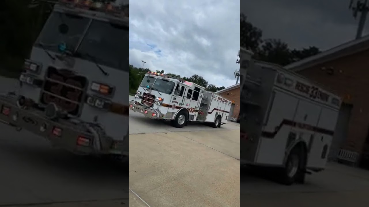 Kentland Rescue Engine 833 Responding to Rescue Local - YouTube