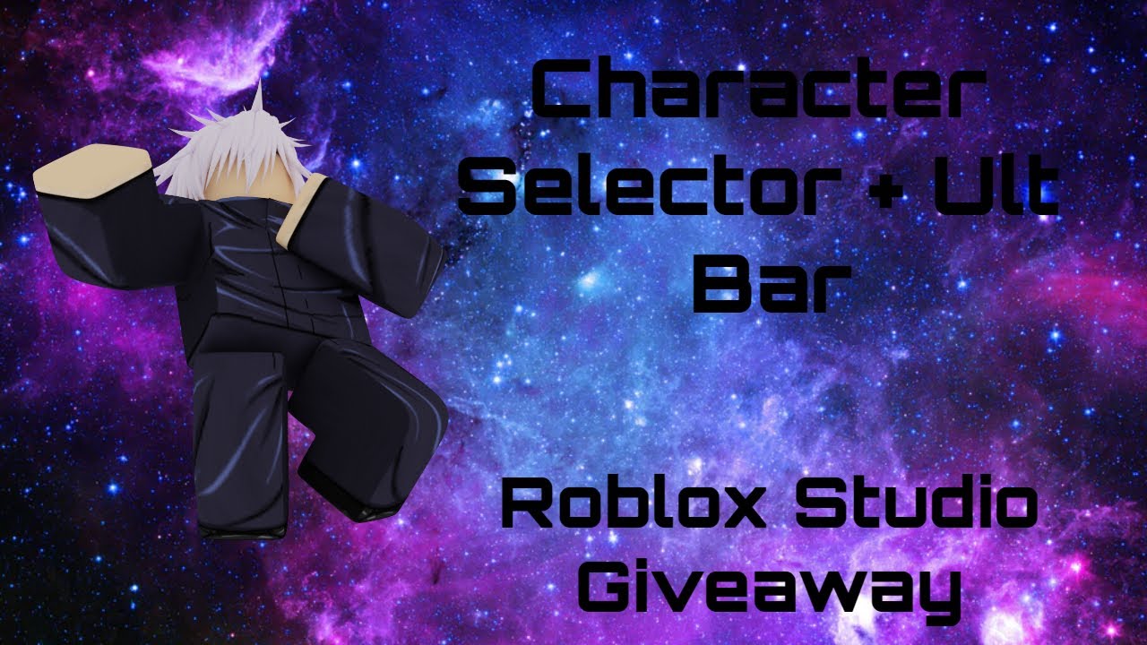 Character Selector + Ultimate Bar - Roblox Studio Giveaway - YouTube