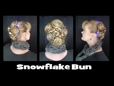 Snowflake Bun - YouTube
