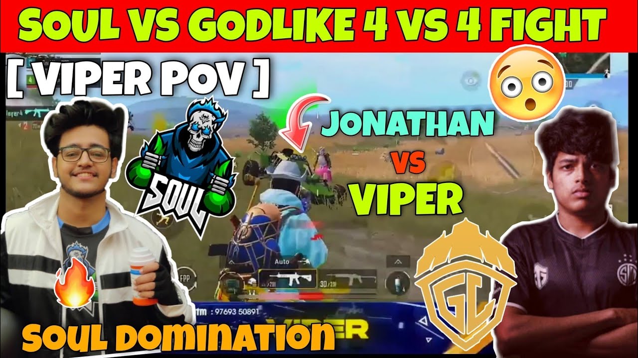 SouL Vs GodLike Fight | Viper Vs Jonathan 1 vs 1😮 | SAMSUNG,A3,A5,A6,A7 ...