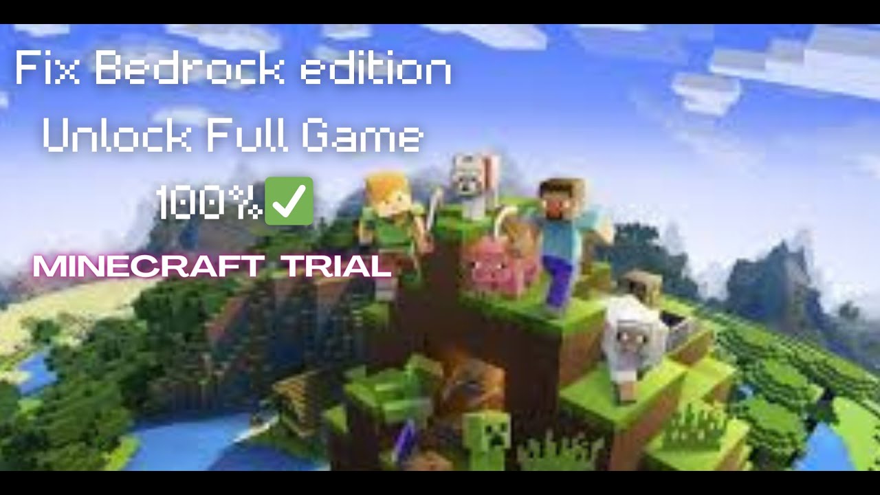How to Fix Bedrock edition Unlock Full Game 999% Working 🤩 - YouTube
