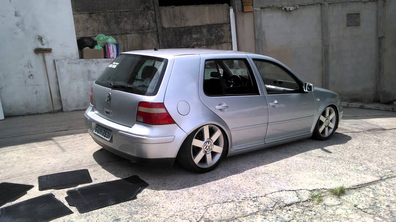 Golf Rebaixado com Suspensão ar 1/2 - YouTube