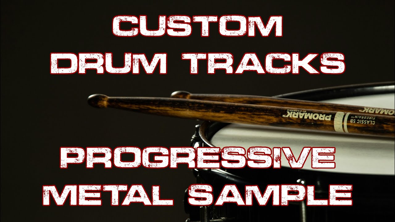 Custom Drum Tracks - Progressive Metal Sample #drums - YouTube