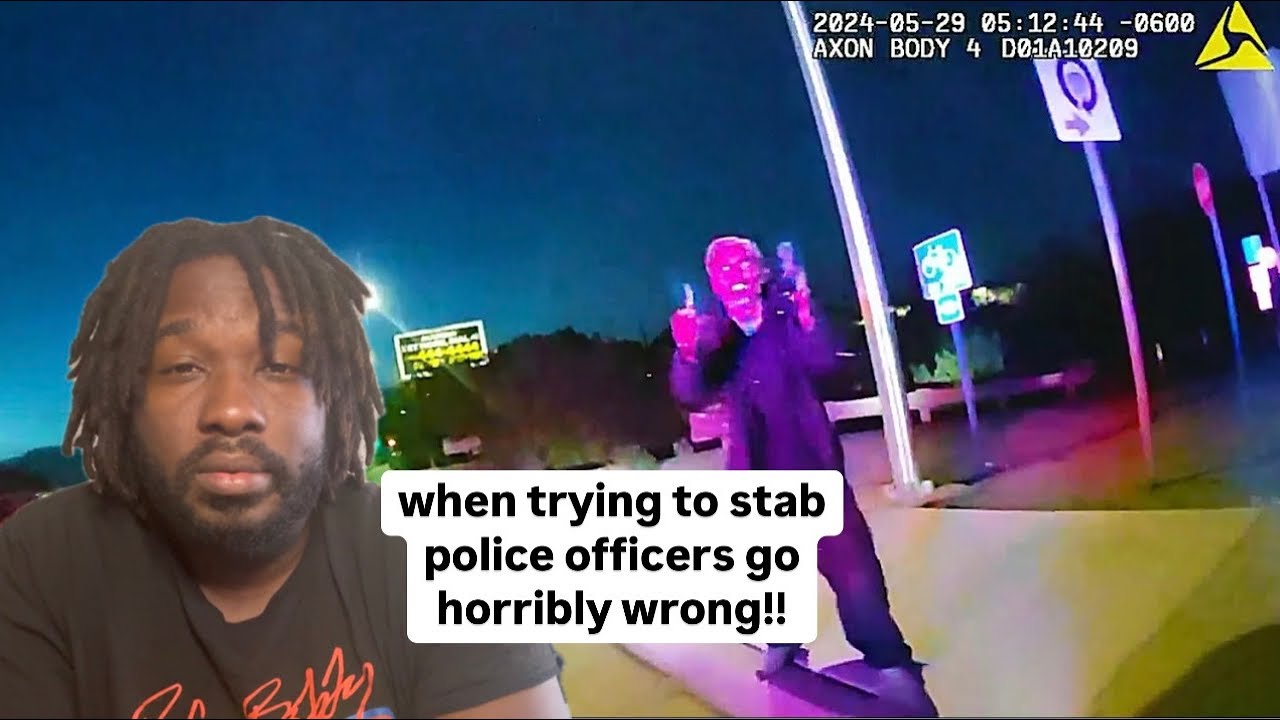 Here's Why You Shouldn't Try to Stab an Officer Reaction - YouTube