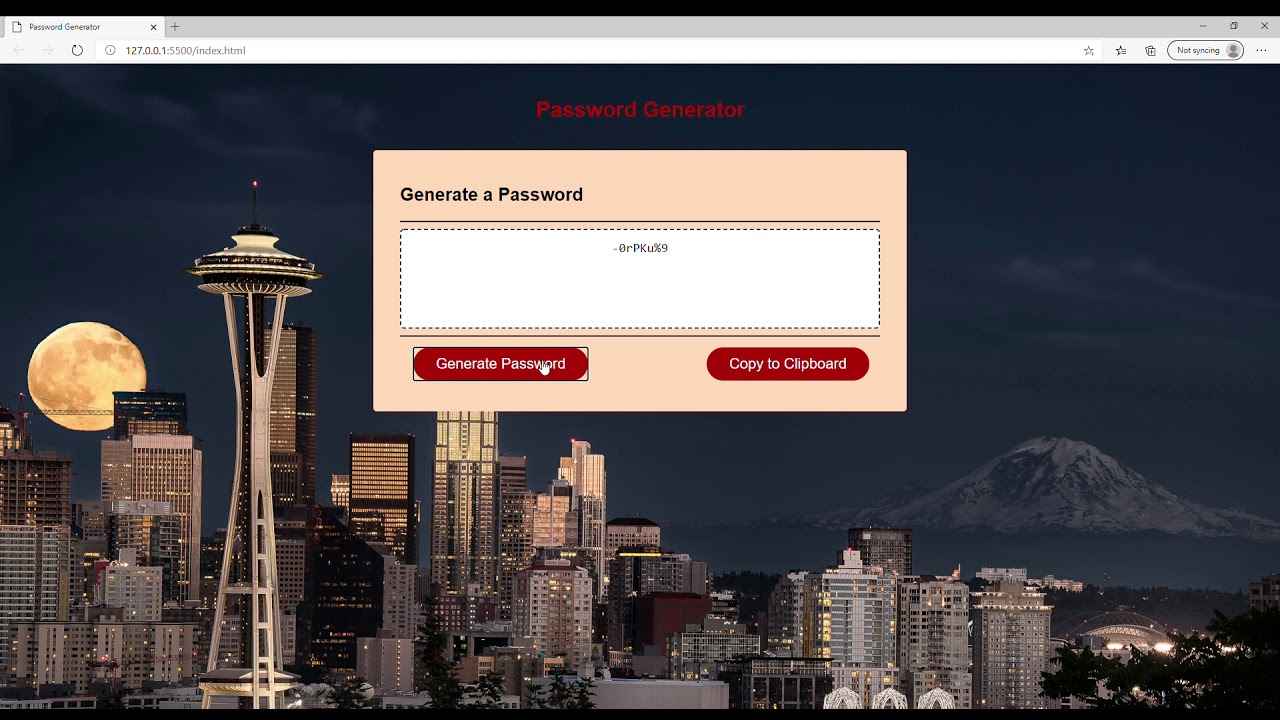 Password Generator Personal Microsoft Edge 2021 01 12 04 40 42 - YouTube