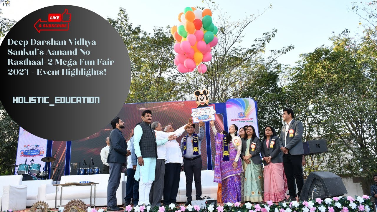 Deep Darshan Vidhya Sankul's Aanand No Rasthaal-2 Mega Fun Fair 2024 ...
