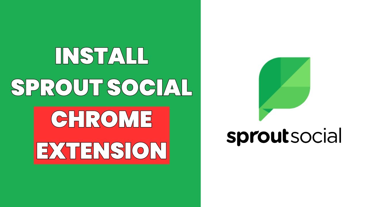 How To Install Sprout Social Chrome Extension - YouTube