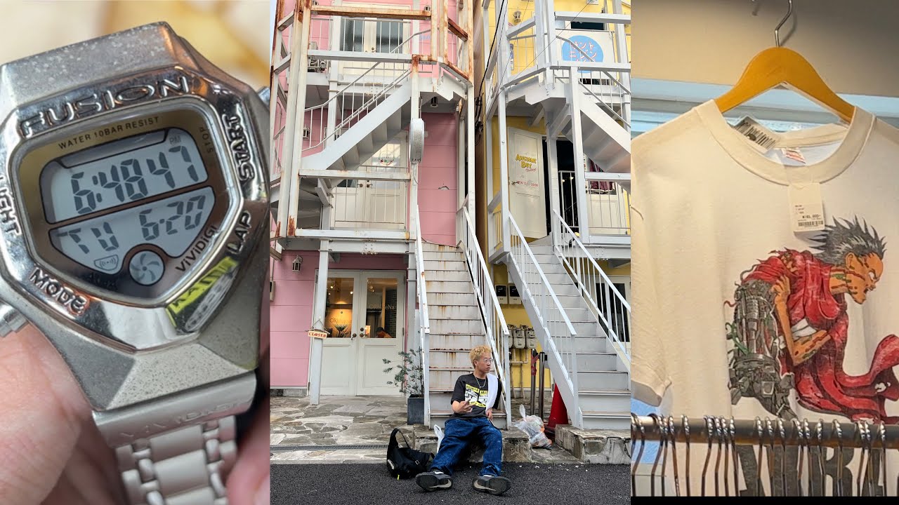 coolest watch shop in tokyo easy + shopping in koenji - YouTube