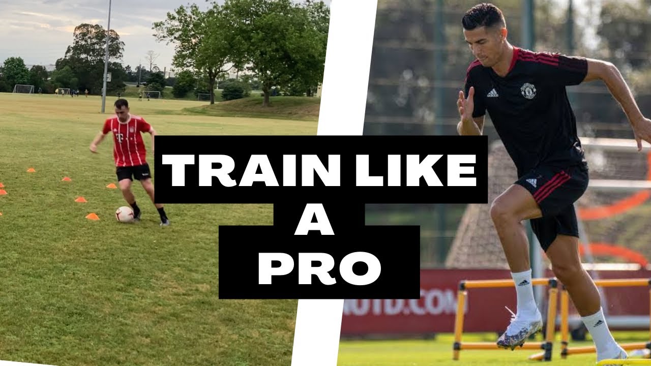 How To Train Like A Pro Football Player | Cristiano Ronaldo Inspired ...