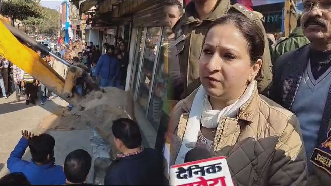 ADC Jammu Ansuya Jamwal along with JMC & police officials launched ...