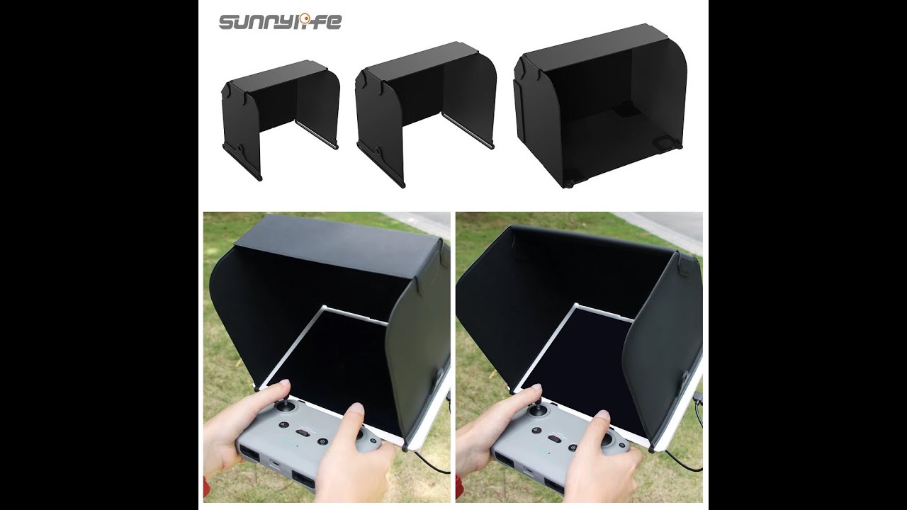 SUNNYLIFE ZG70 Tablet Sun Hood for DJI Drone - YouTube