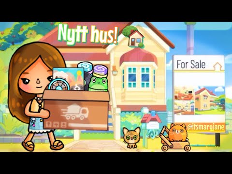 Vi flyttar 🏡🤍 // Packar upp 📦 | Toca Boca familjeroleplay på svenska 🇸🇪 
