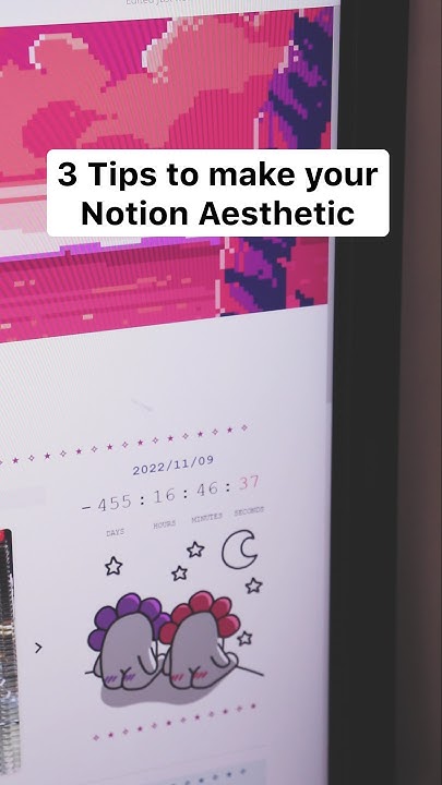 3 tips to make your Notion Aesthetic #notion #notiontips #notiontutorial - YouTube