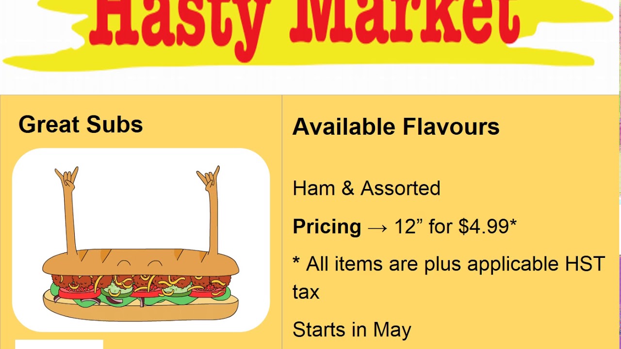 Hasty Market Food to GO - YouTube