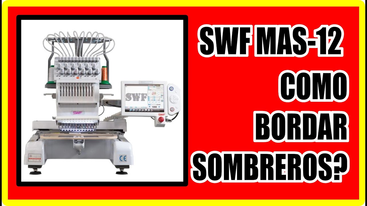 SWF MAS-12 - Como bordar sobreros de pesca - SWF MAS-15 - How ...