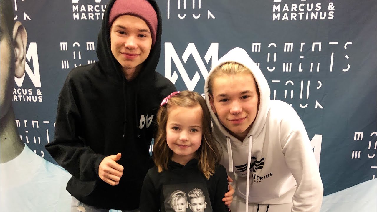Hailey träffar Marcus & Martinus mfl - 20 feb 2018 vlogg - YouTube