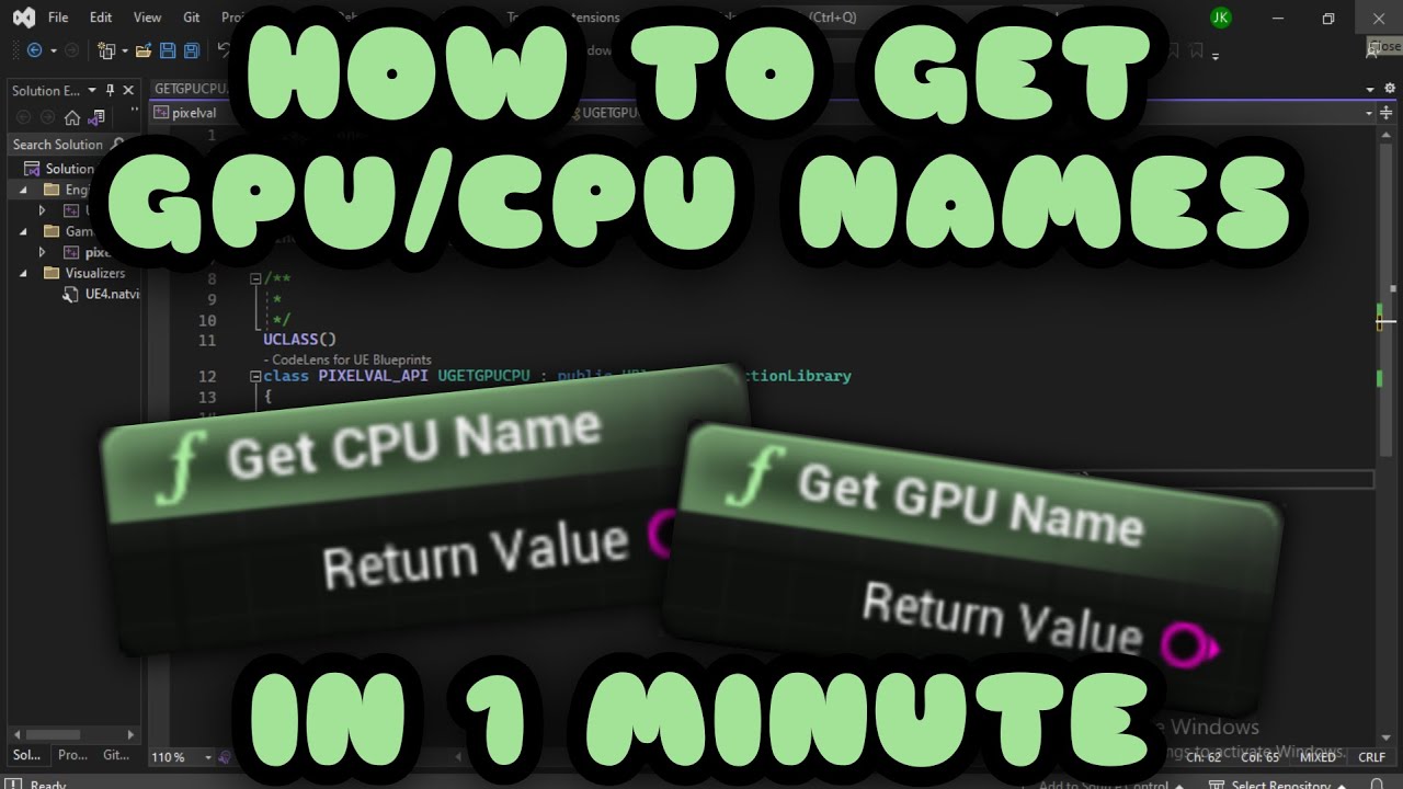 How to DISPLAY GPU/CPU Brand Names in 1 Minute! - YouTube