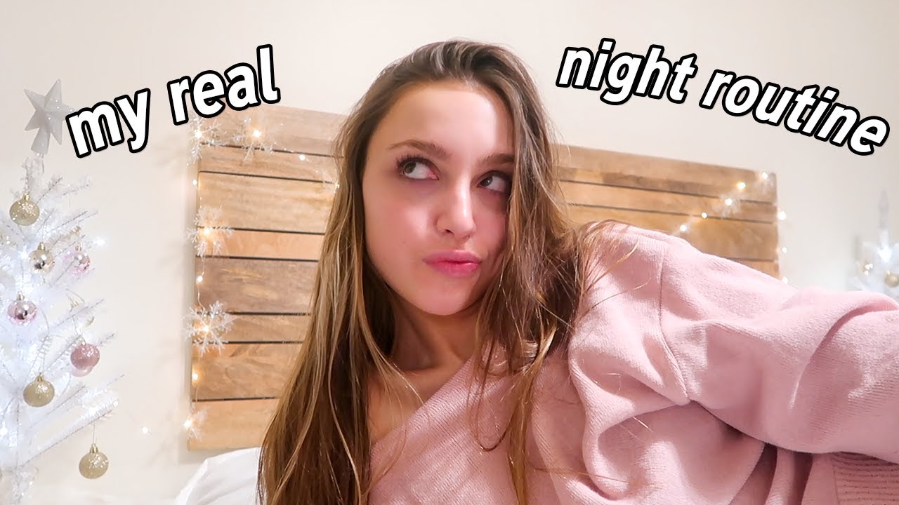 my REAL night routine (vlog style!) - YouTube