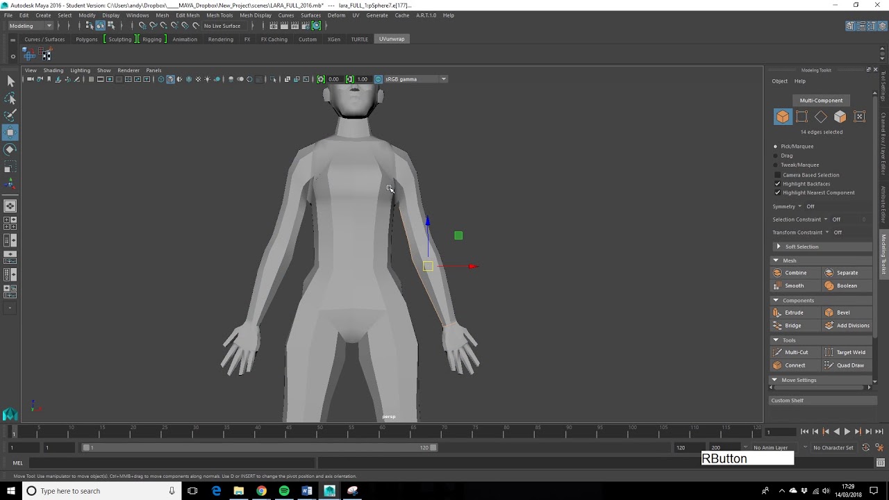 Low Poly Character Design in MAYA p4: UV Unwrapping - YouTube