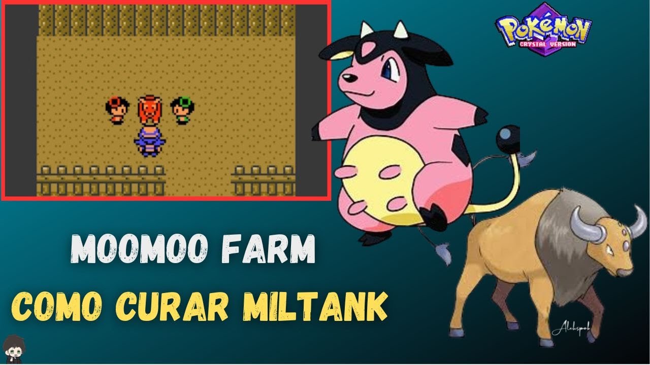 Pokemon Crystal #21 Moomoo Farm, como curar Miltank? - YouTube