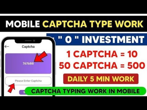 🤑Best Captcha Typing Earning App | Captcha Typing App Without ...