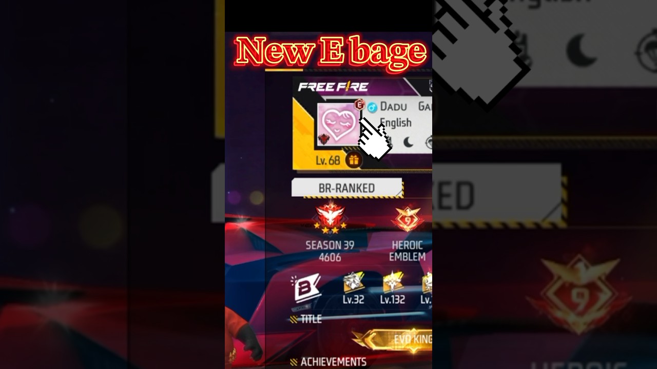 Garena free fire new. E. Bage available 😱 #freefire #edit #shorts # ...
