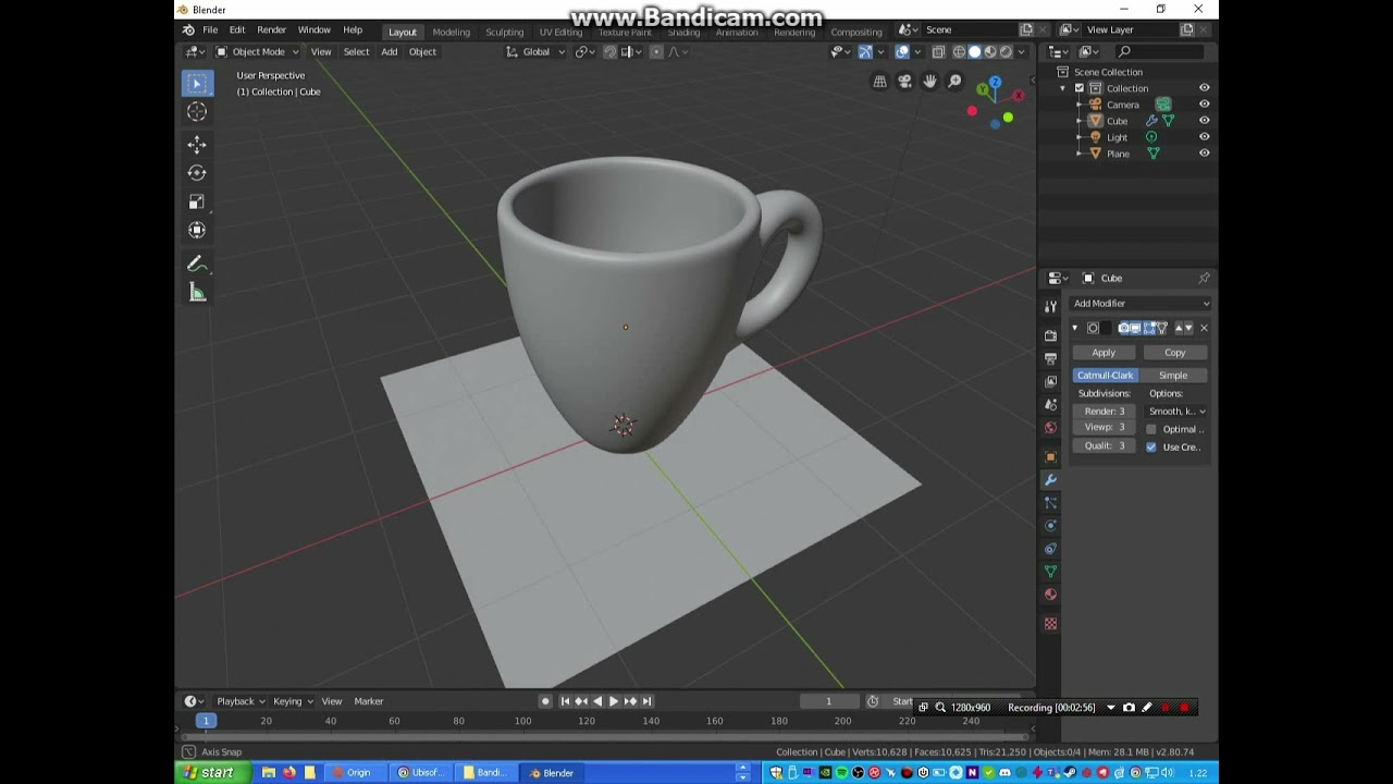 Blender Coffee cup tutorial!!! - YouTube